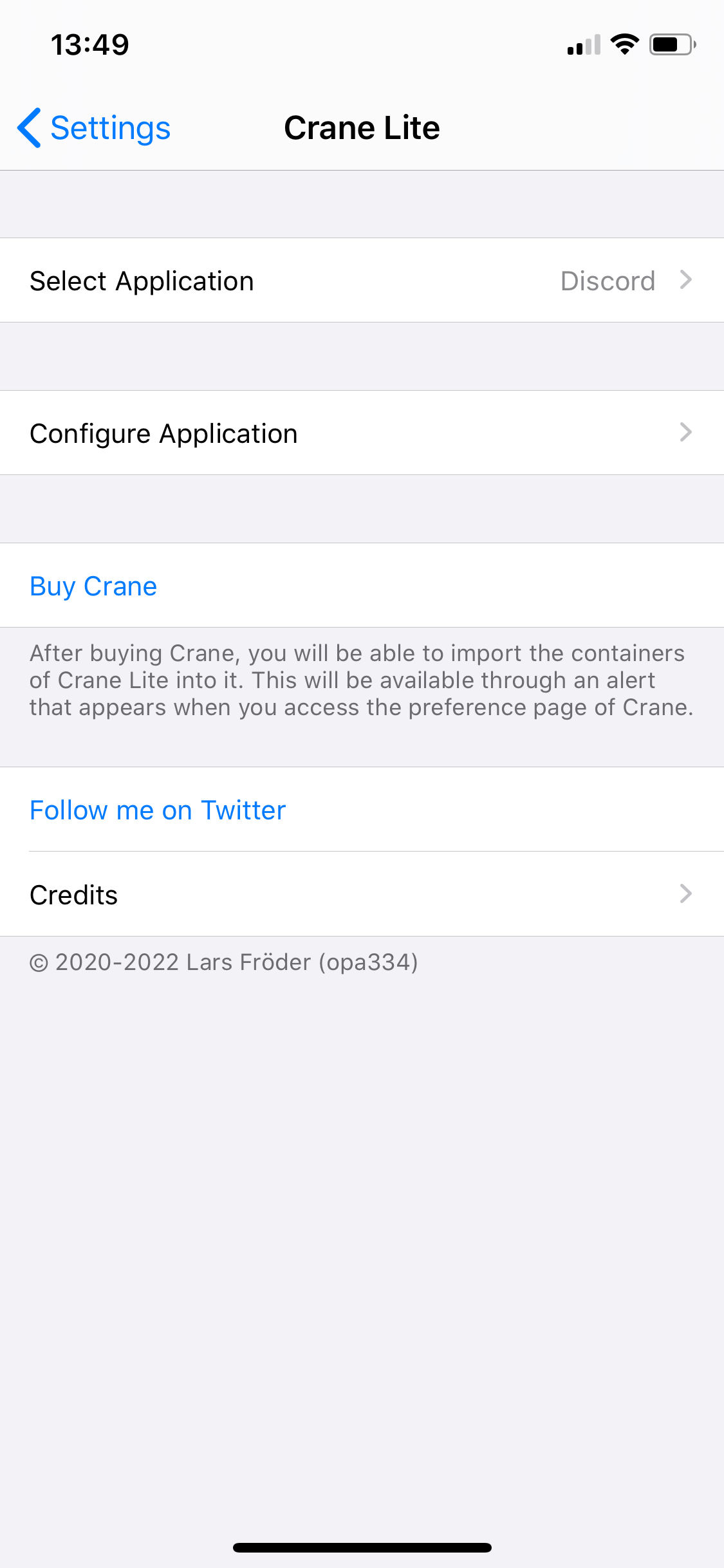 Crane Lite - Havoc Repo